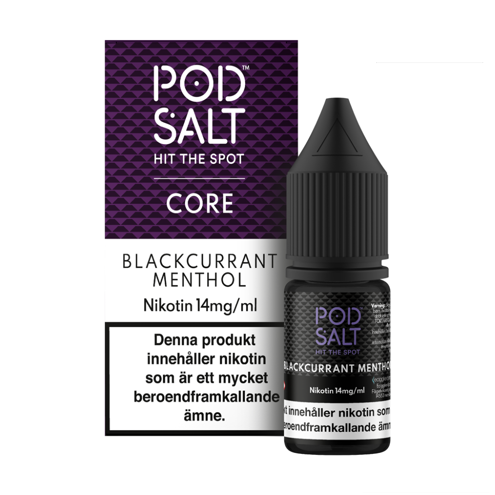 Black Currant Menthol Pod Salt Fusion nicsalt LYF.se – Light Your Fire